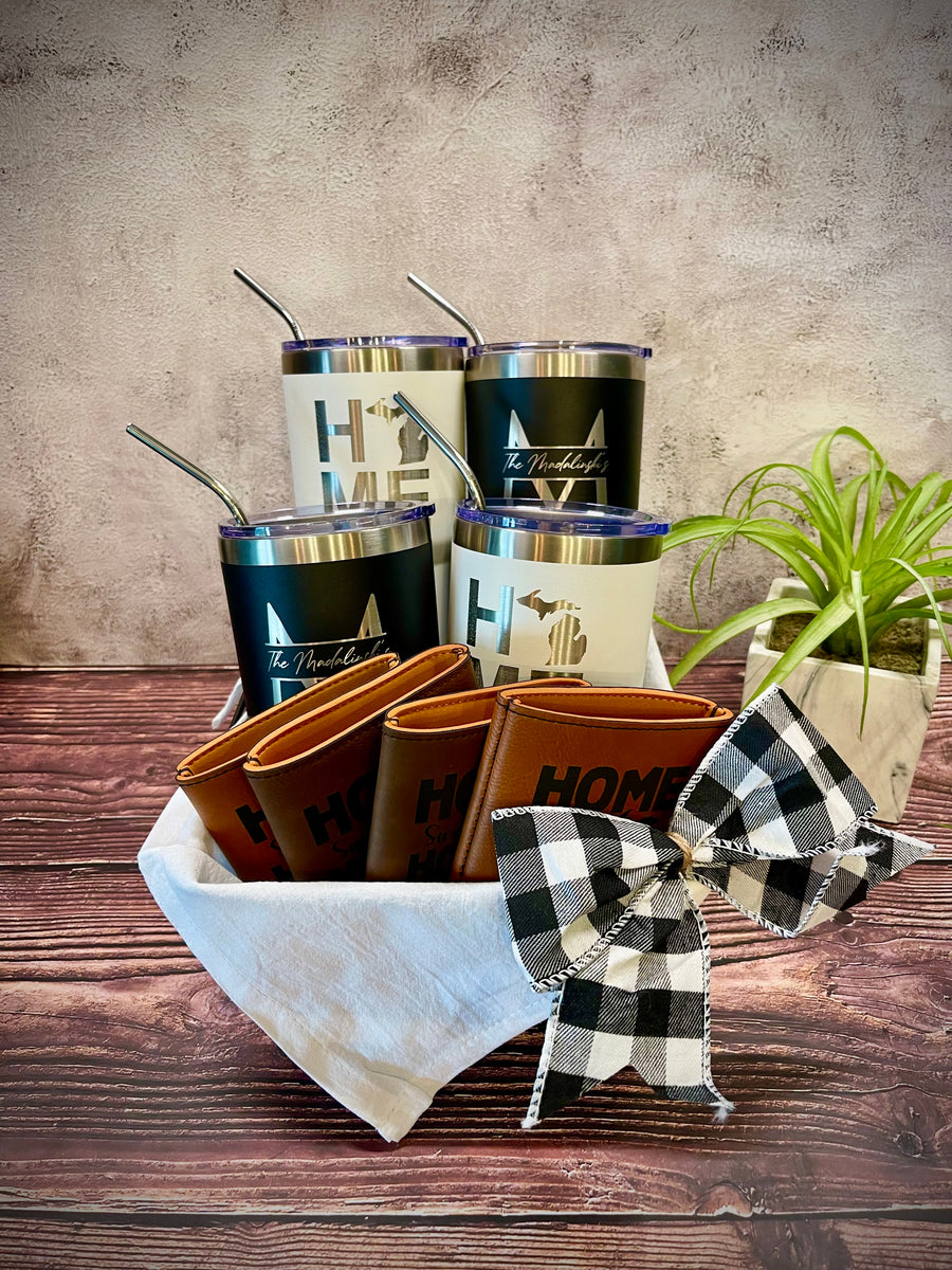 Premium Drinkware Basket – Stolan Acres